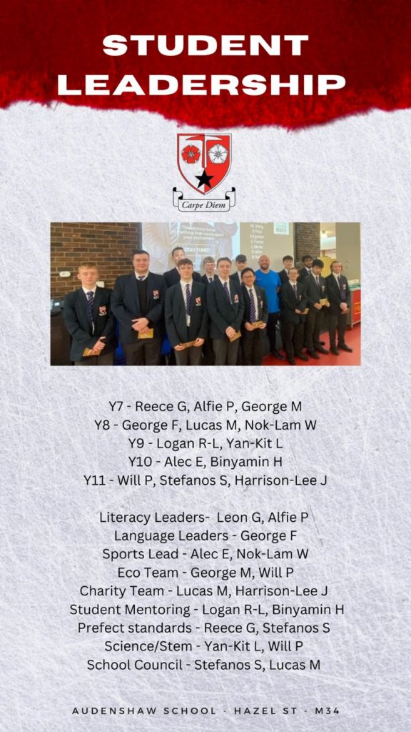 Student Leadership – Audenshaw School